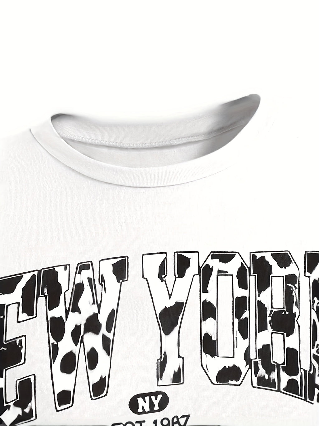 2pcs Girls' White & Black/White/Gray/Beige/ Brown/Blue/ Green/Red/Leop ...